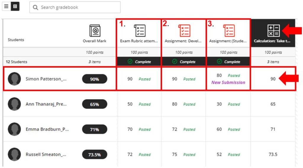 Blackboard Ultra: Overall Grade – E-learning Help Guides