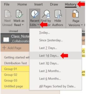 Microsoft OneNote: Previous Versions – E-learning Help Guides