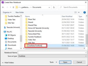 Microsoft OneNote: Using as an e-Portfolio – E-learning Help Guides
