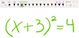 Microsoft OneNote: Change handwritten notes to text or math – E ...