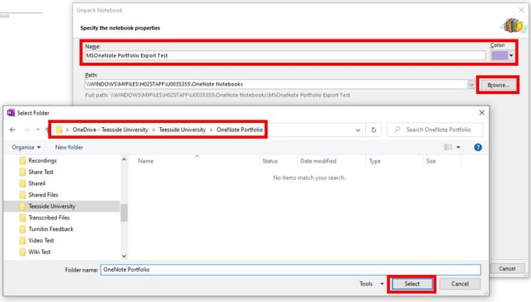 Microsoft OneNote: Using as an e-Portfolio – E-learning Help Guides