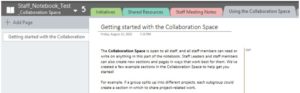 Microsoft OneNote Staff Notebook – E-learning Help Guides