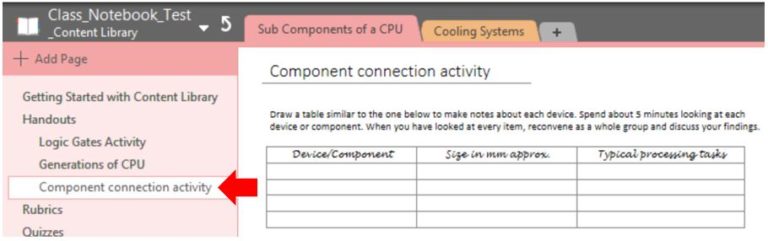 Microsoft OneNote: Class Notebook – E-learning Help Guides