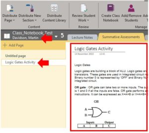 Microsoft OneNote: Class Notebook – E-learning Help Guides