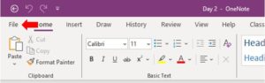 Microsoft OneNote: Exporting student work – E-learning Help Guides