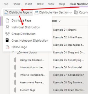 Microsoft OneNote: Distribute and Remove Content in Class Notebook – E ...