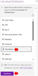 Microsoft OneNote: Distribute and Remove Content in Class Notebook – E ...