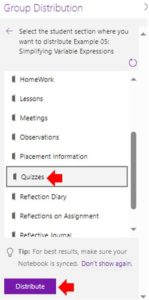 Microsoft OneNote: Distribute and Remove Content in Class Notebook – E ...