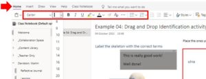 Microsoft OneNote: Creating and assessing student work – E-learning ...
