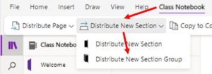 Microsoft OneNote: Distribute and Remove Content in Class Notebook – E ...