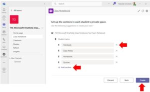 Microsoft OneNote: Setting up a Class Notebook (via Blackboard, MS ...