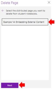 Microsoft OneNote: Distribute and Remove Content in Class Notebook – E ...