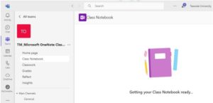 Microsoft OneNote: Setting up a Class Notebook (via Blackboard, MS ...