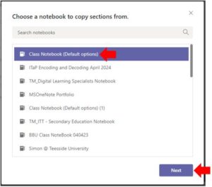 Microsoft OneNote: Setting up a Class Notebook (via Blackboard, MS ...