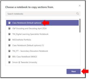 Microsoft OneNote: Setting up a Class Notebook (via Blackboard, MS ...