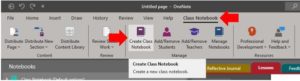 Microsoft OneNote: Setting up a Class Notebook (via Blackboard, MS ...