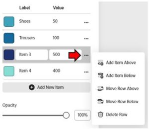 Adobe Express: Add Charts – E-learning Help Guides