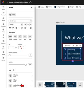 Adobe Express: Creating a Presentation – E-learning Help Guides