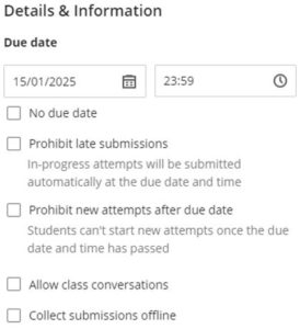Blackboard Ultra: Creating an Assignment – E-learning Help Guides